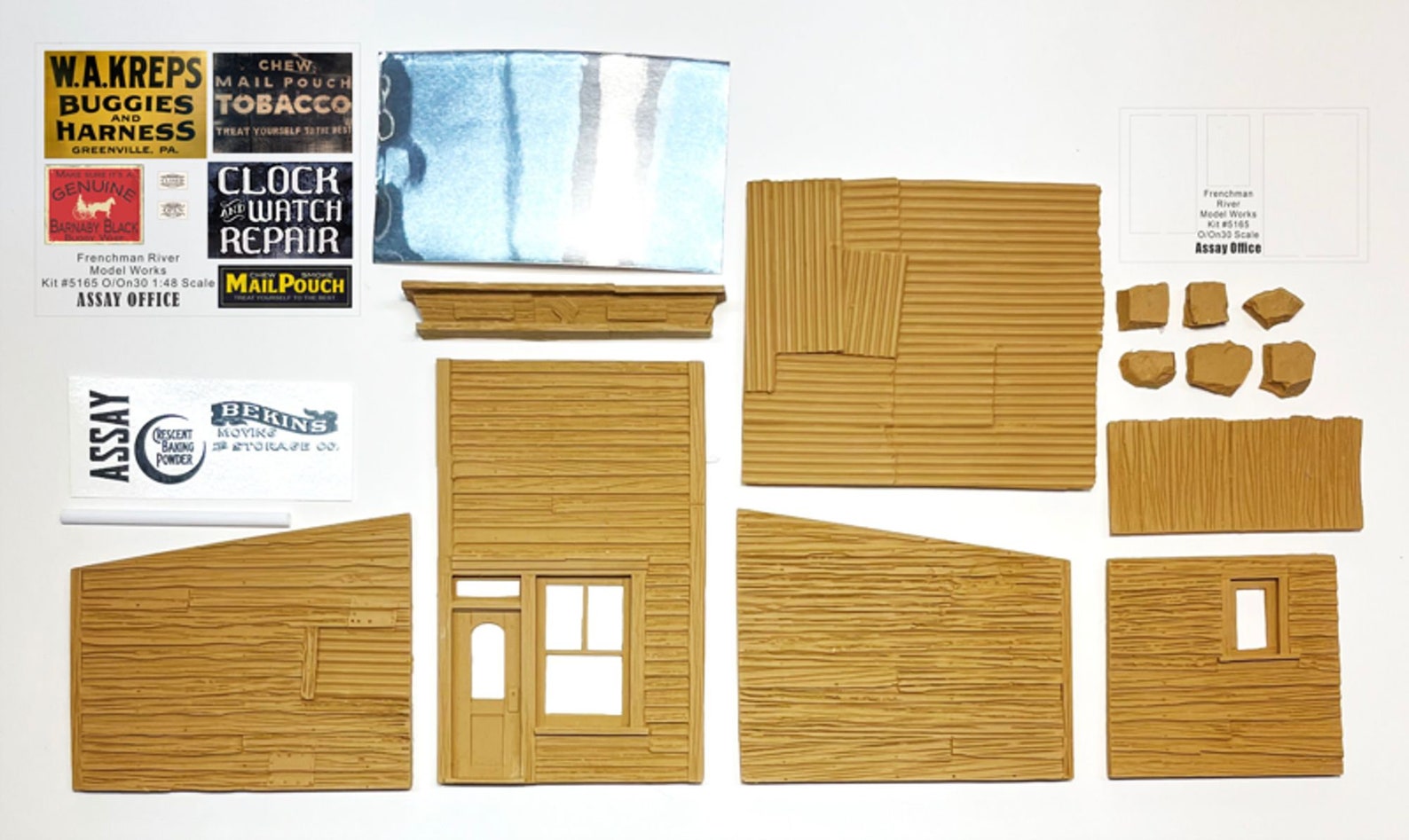 O/on30 1:48 Scale Assay Office Building Kit Diorama Model - Etsy