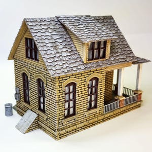 O/on30 1:48 Scale Burton House Model Kit! Stone House Kit for Diorama ...
