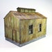 O/on30 1:48 Scale Single Stall Engine House Model Kit for Diorama ...