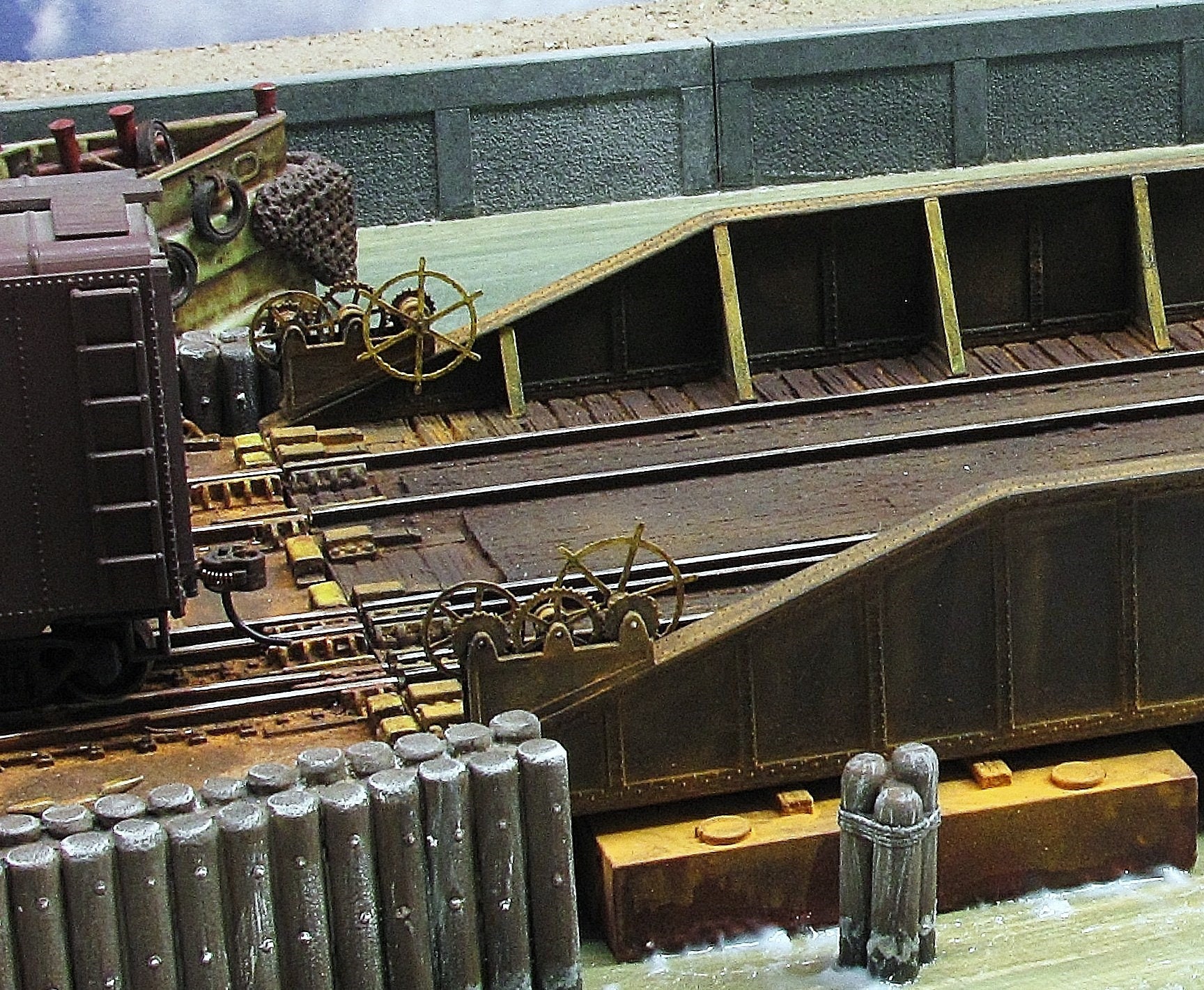 Short Piling Set for Diorama and Scenery - Etsy