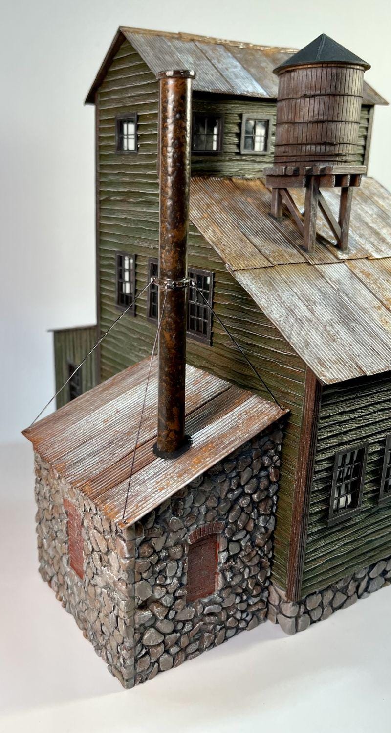 O/on30 Scale Armstrong Barrel and Box Company Model Kit, Diorama ...