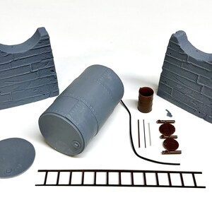 O/on30 1:48 Scale Critter Fueling Facility Kit for Diorama, Model ...