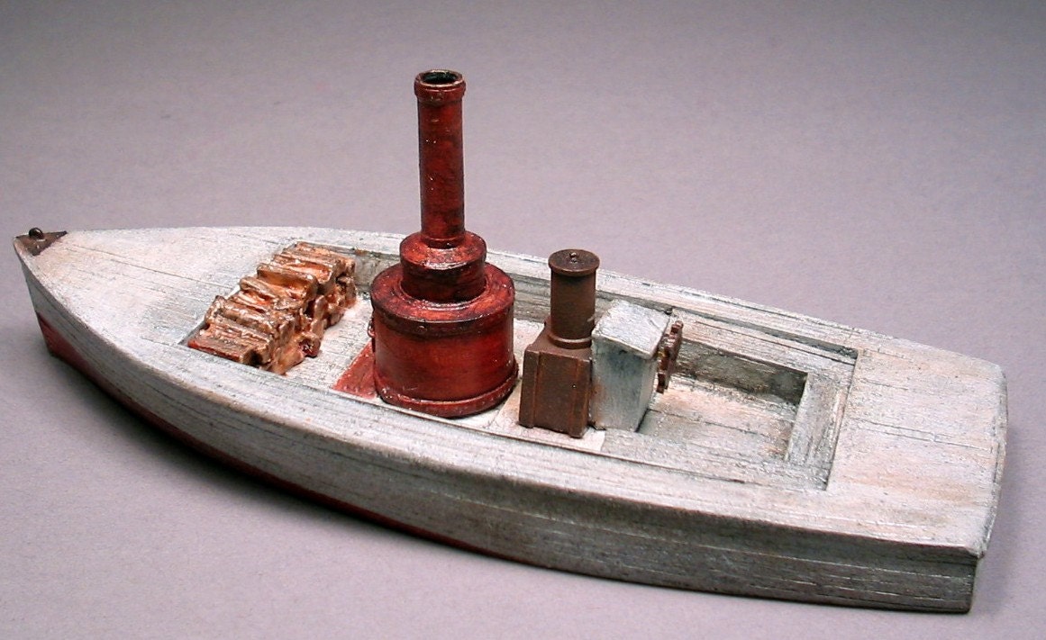 HO 1:87 Scale 34' Steam Launch Kit Waterline Hull for - Etsy