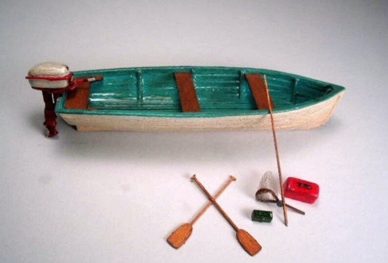 O/on30 1:48 Scale 17' Utility Boat Kit for Diorama, Model Railroading ...