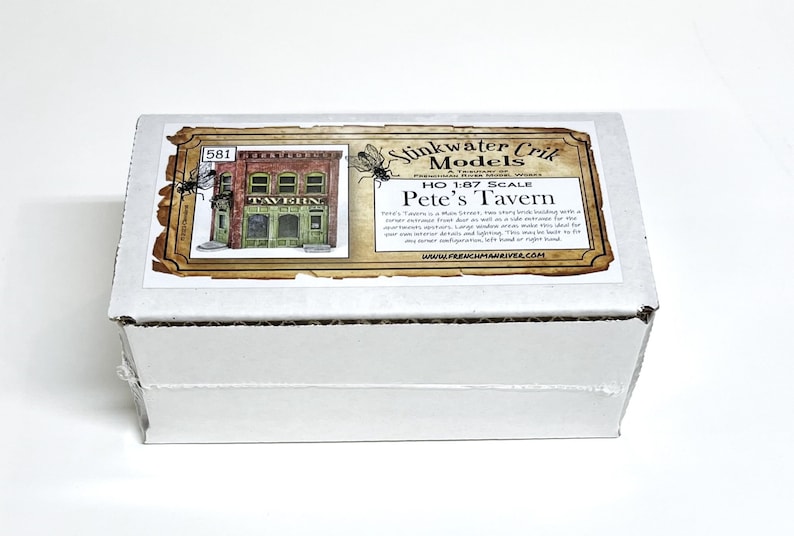 HO 1:87 Scale Pete's Tavern Building Kit for Diorama, Model Railroading ...