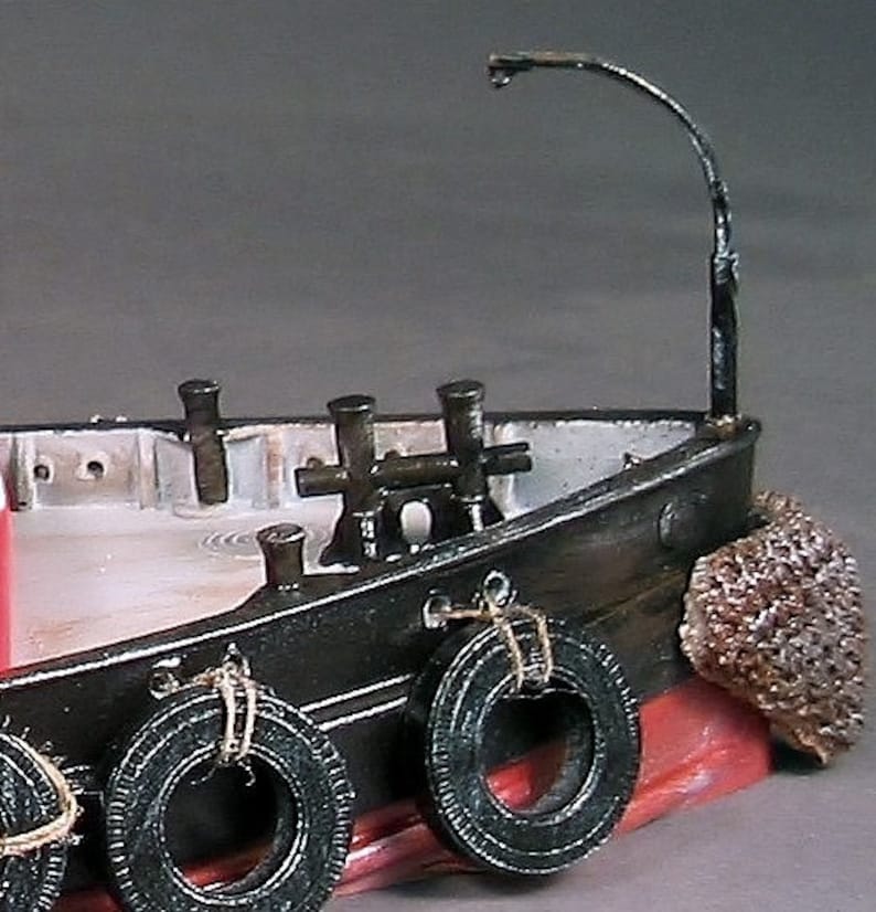 O/on30 1:48 Scale 45' Diesel Harbor Tugboat Kit for Diorama, Model ...