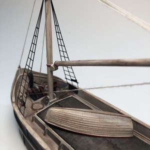 HO 1:87 Scale 68' Steam Freighter Kit Waterline Hull for Model ...