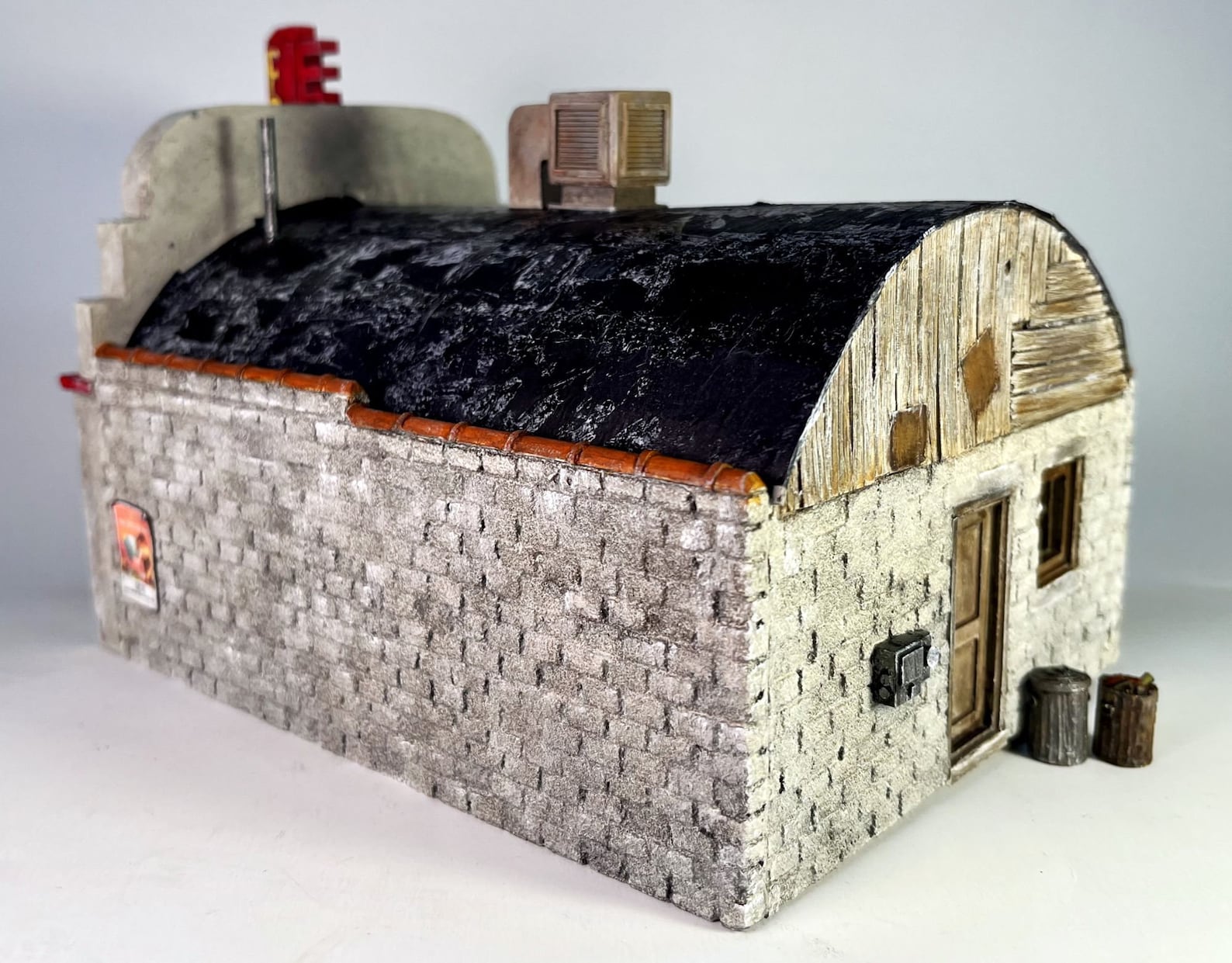 O/on30 1:48 Scale Fox Movie Theater Building Kit Diorama Model - Etsy