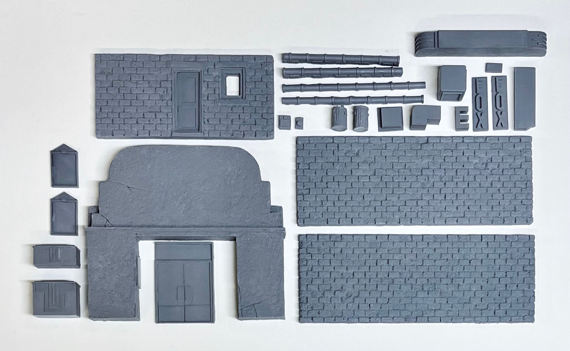 O/on30 1:48 Scale Fox Movie Theater Building Kit Diorama Model - Etsy