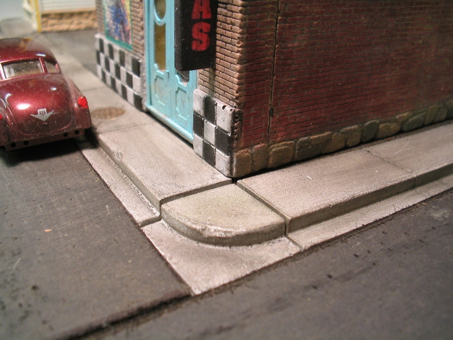 HO 1:87 Scale Small Town Resin Sidewalk Set for Diorama and Scenery - Etsy