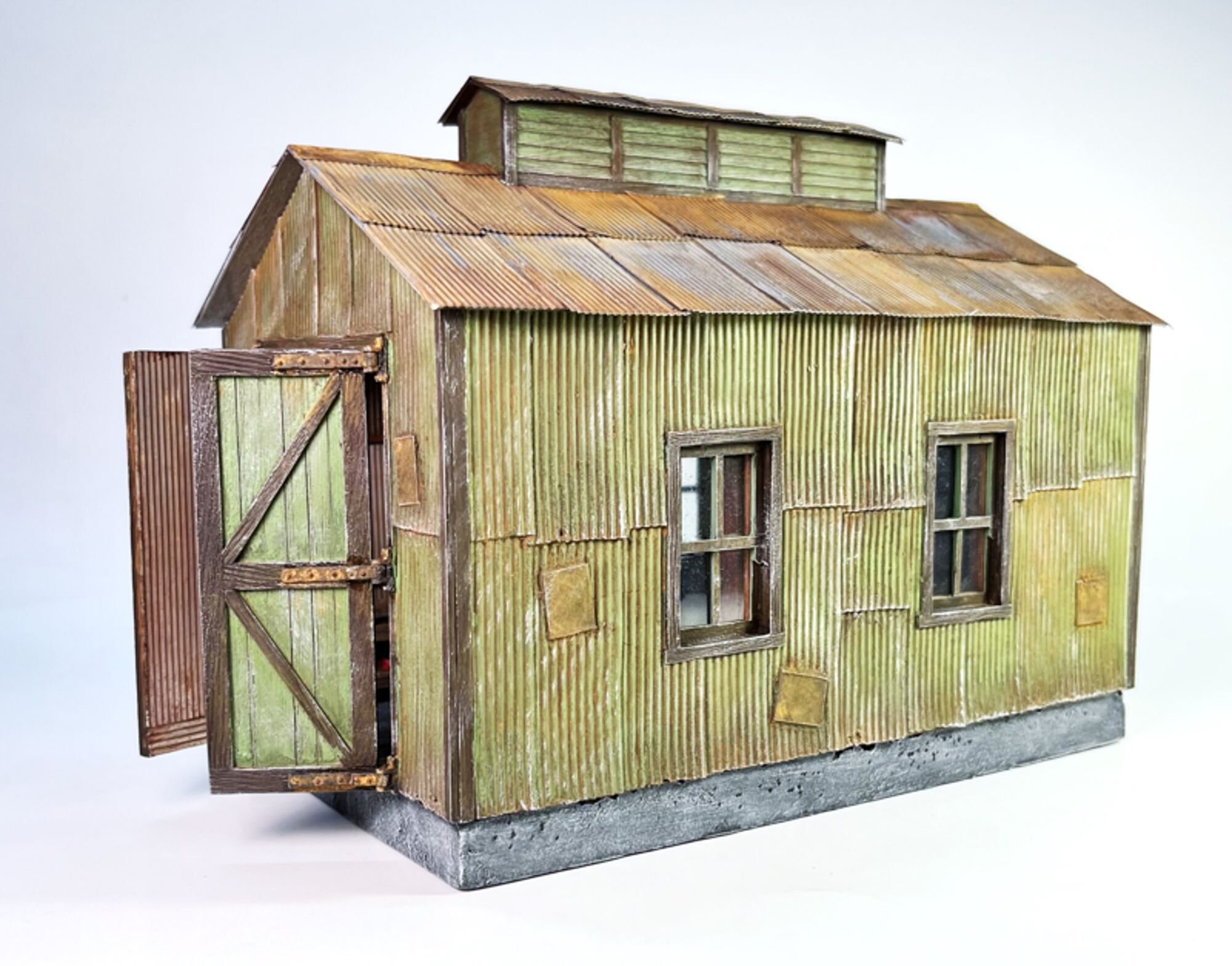 O/on30 1:48 Scale Single Stall Engine House Model Kit for Diorama ...