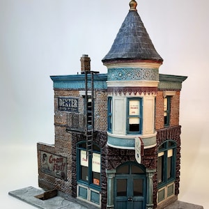 O/on30 1:48 Scale M. Spillane Building for Diorama, Model Railroading ...
