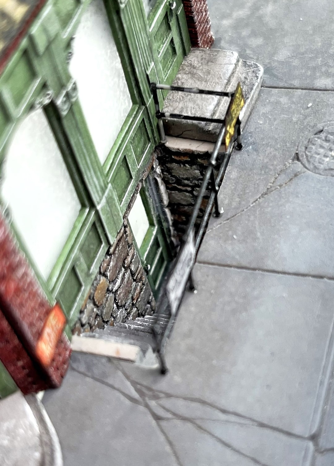 HO 1:87 Scale Downtown Basement Entrance Model Kit for Diorama, Model ...