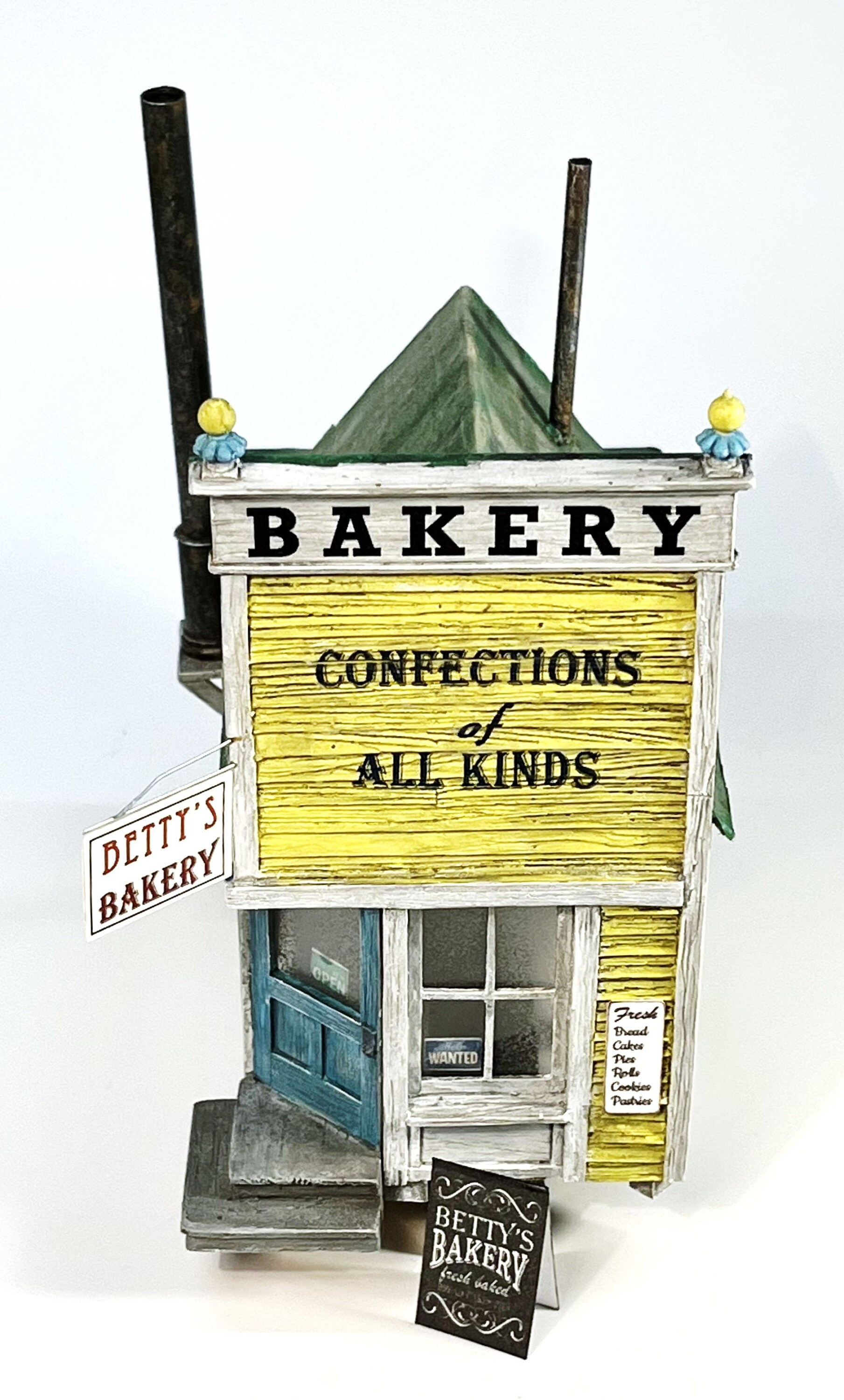 O/on30 1:48 Scale Betty’s Bakery Building Kit for Diorama, Model ...