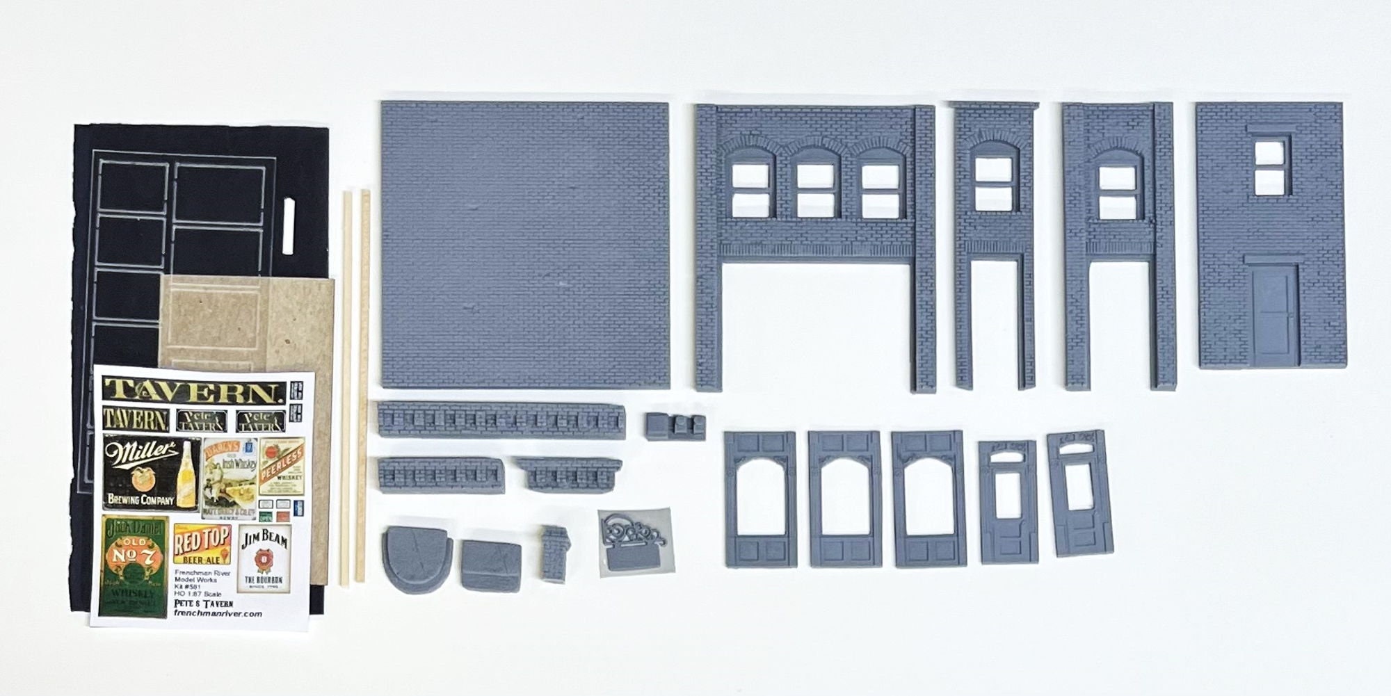 HO 1:87 Scale Pete's Tavern Building Kit for Diorama, Model Railroading ...