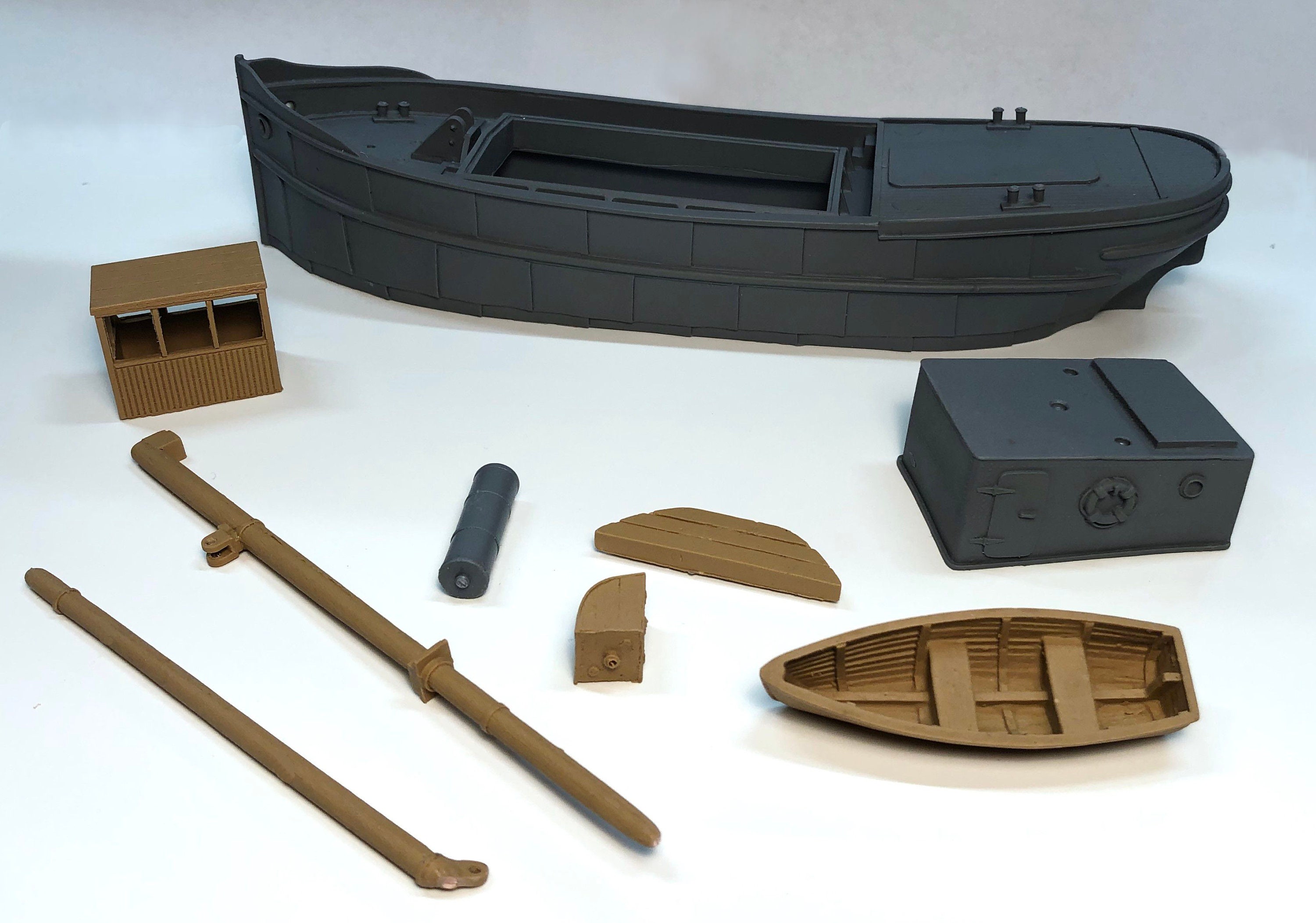 HO 1:87 Scale 68' Steam Freighter Kit Waterline Hull for - Etsy