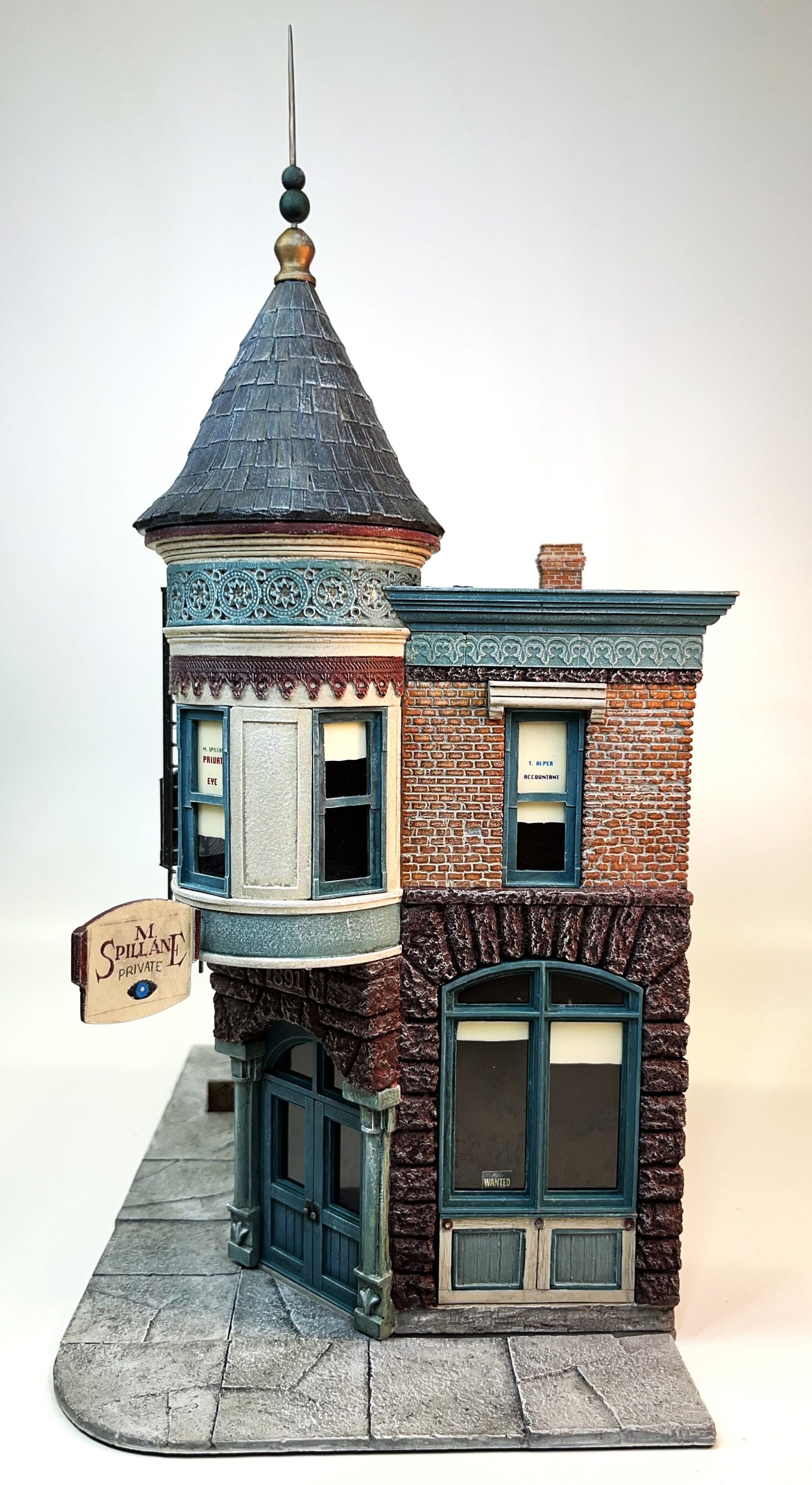 O/on30 1:48 Scale M. Spillane Building for Diorama, Model Railroading ...