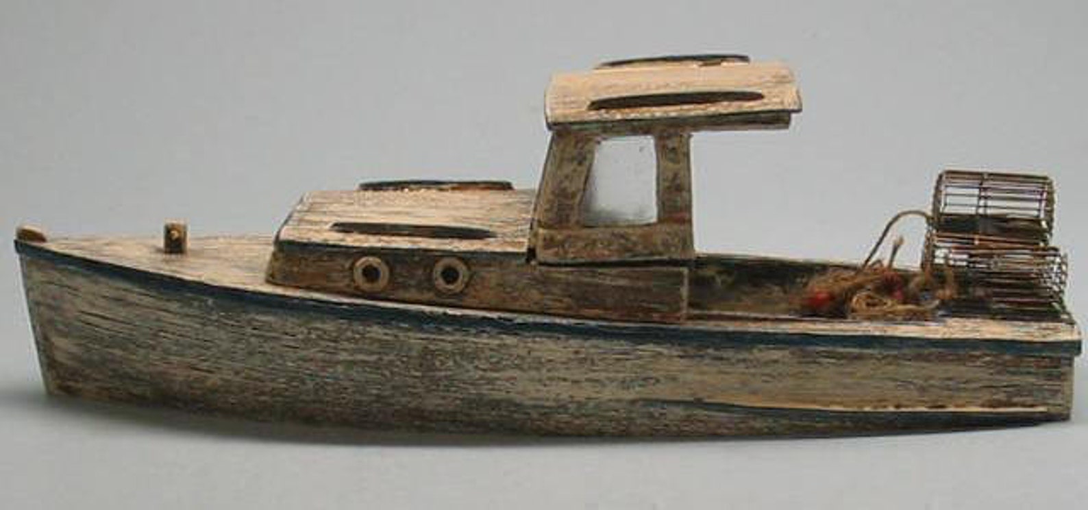 HO 1:87 Scale 34' Lobster Boat Kit Waterline Hull for Model Railroading ...