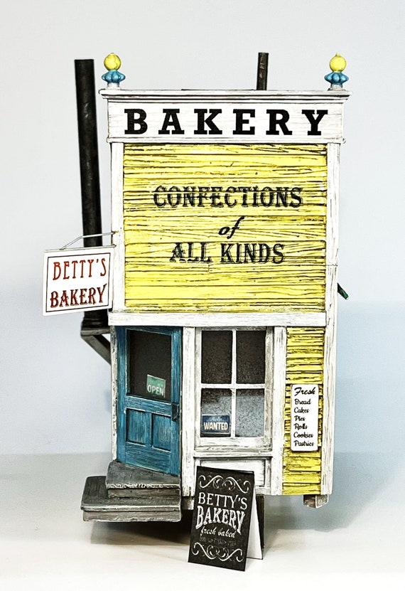 O/on30 1:48 Scale Bettys Bakery Building Kit for Diorama | Etsy