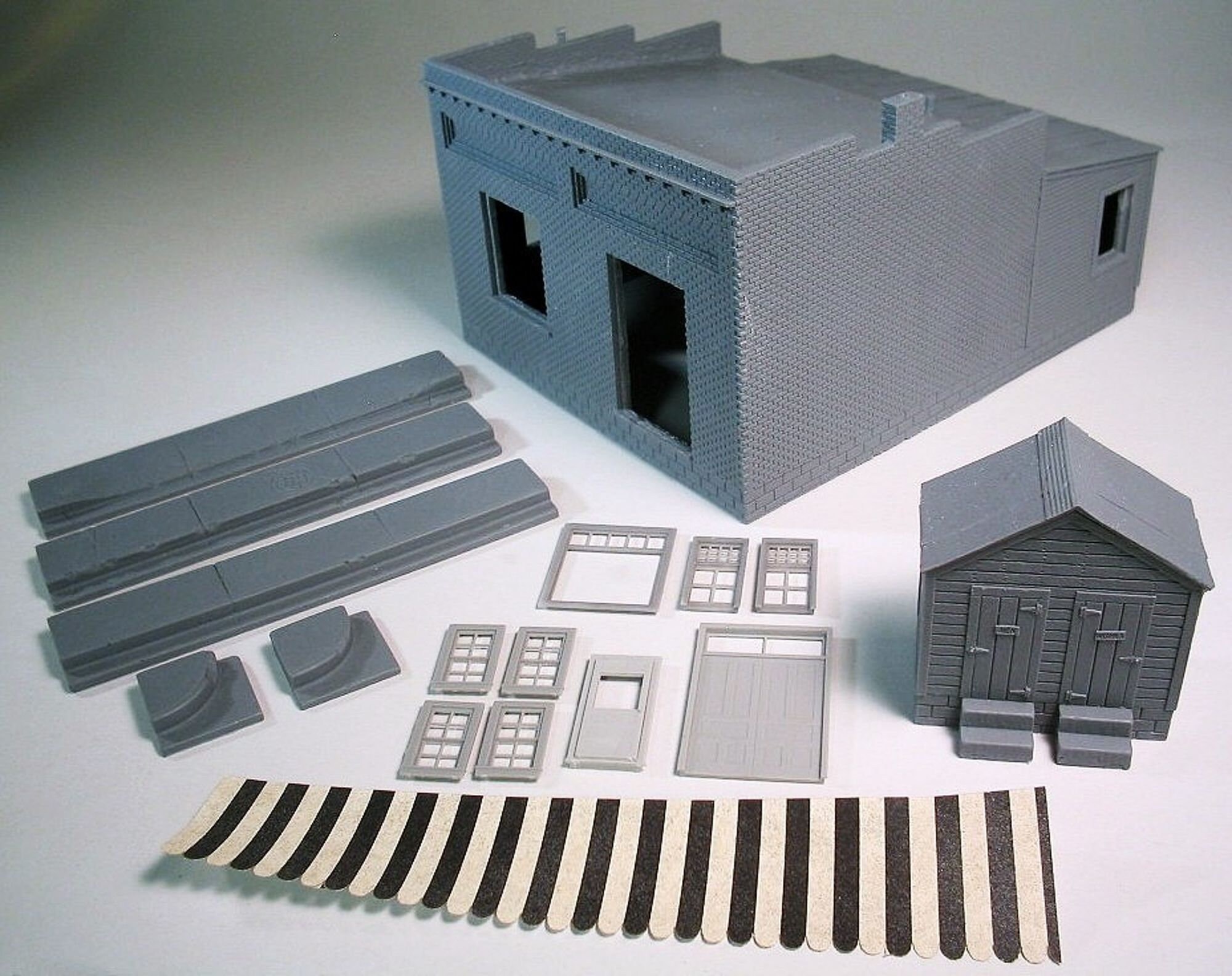 HO 1:87 Scale Hamlet Bank Kit for Diorama Model Railroading - Etsy