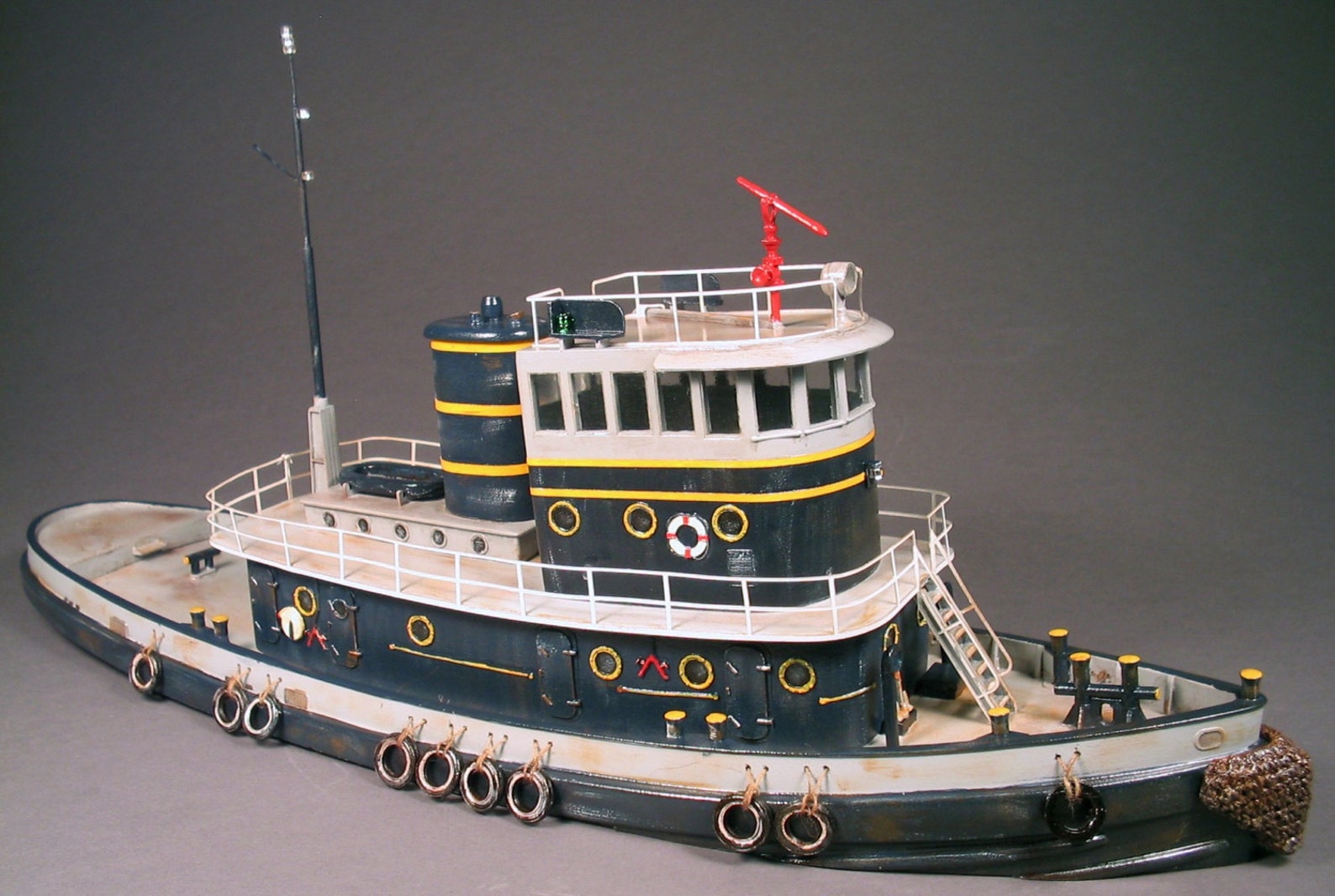 HO 1:87 Scale 92' Diesel Railroad Tug Kit Waterline Hull for Model ...