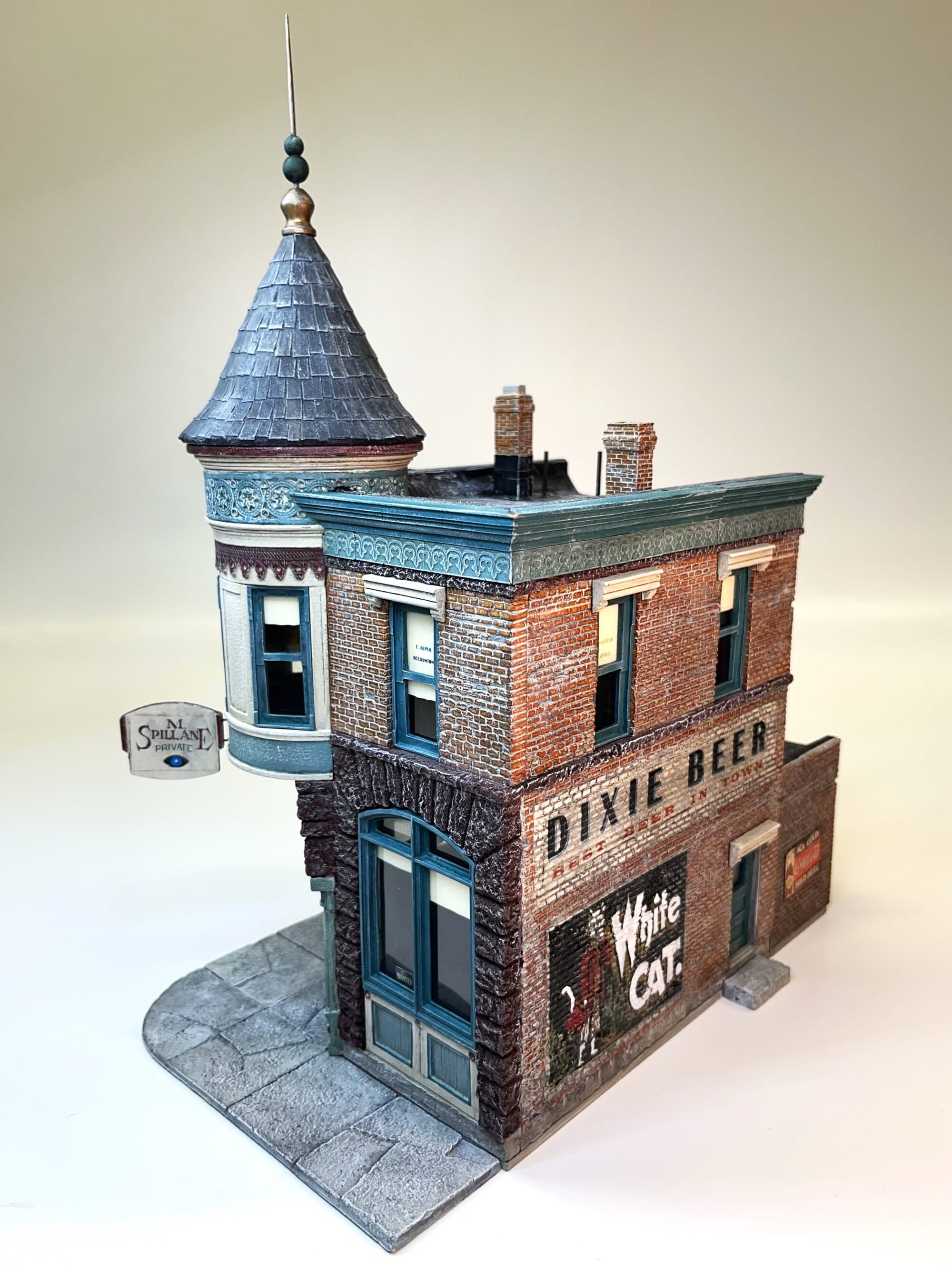 O/on30 1:48 Scale M. Spillane Building for Diorama, Model Railroading ...