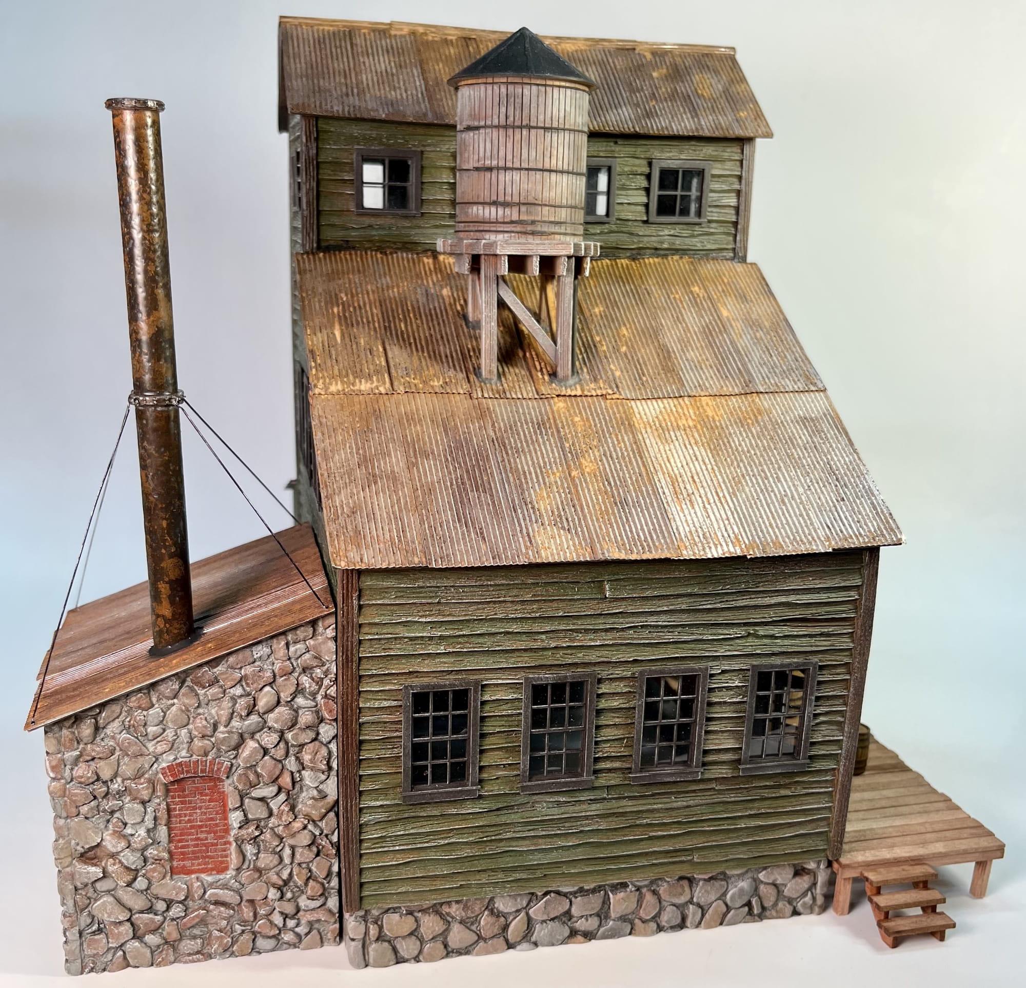 O/on30 Scale Armstrong Barrel and Box Company Model Kit, Diorama ...