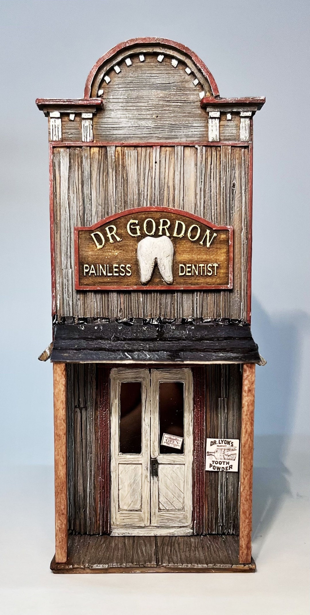 O/on30 1:48 Scale Dr. Gordon Painless Dentist Building Kit Diorama ...