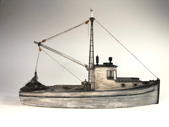 O/on30 1:48 Scale Combination Fishing Boat Kit for Diorama - Etsy