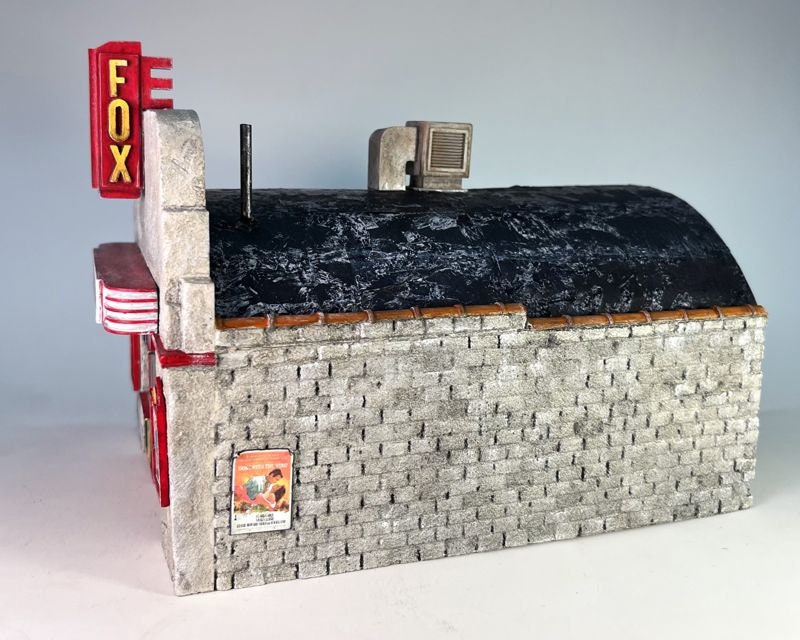 O/on30 1:48 Scale Fox Movie Theater Building Kit Diorama Model - Etsy