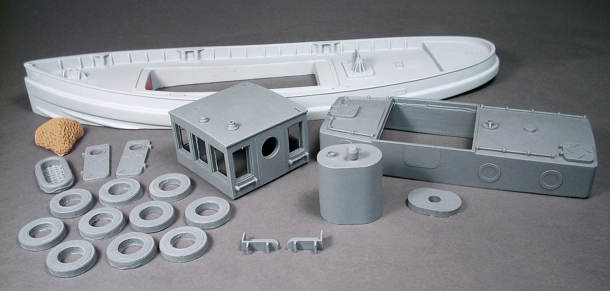 O/on30 1:48 Scale 45' Diesel Harbor Tugboat Kit for Diorama, Model ...