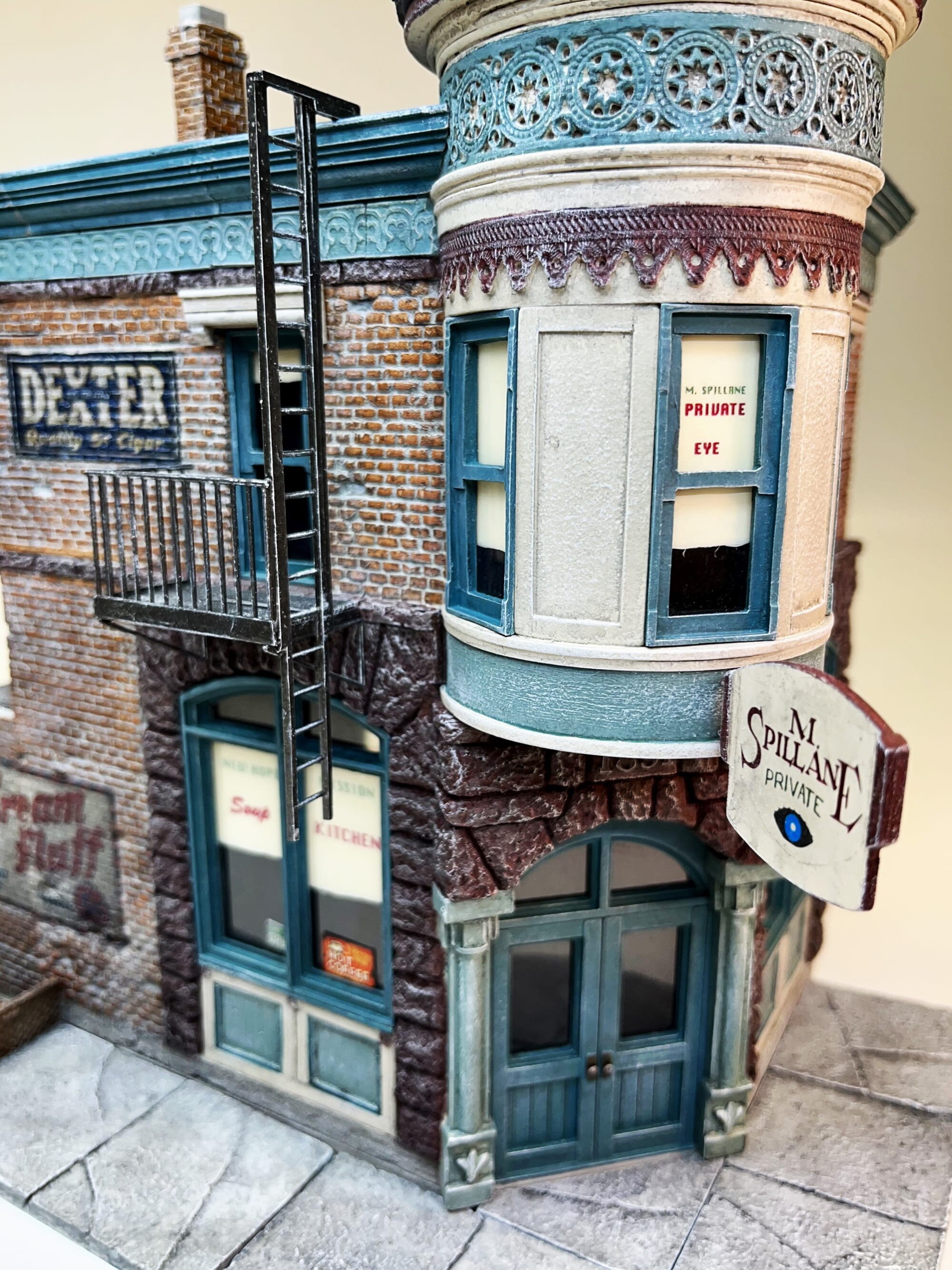O/on30 1:48 Scale M. Spillane Building for Diorama, Model Railroading ...