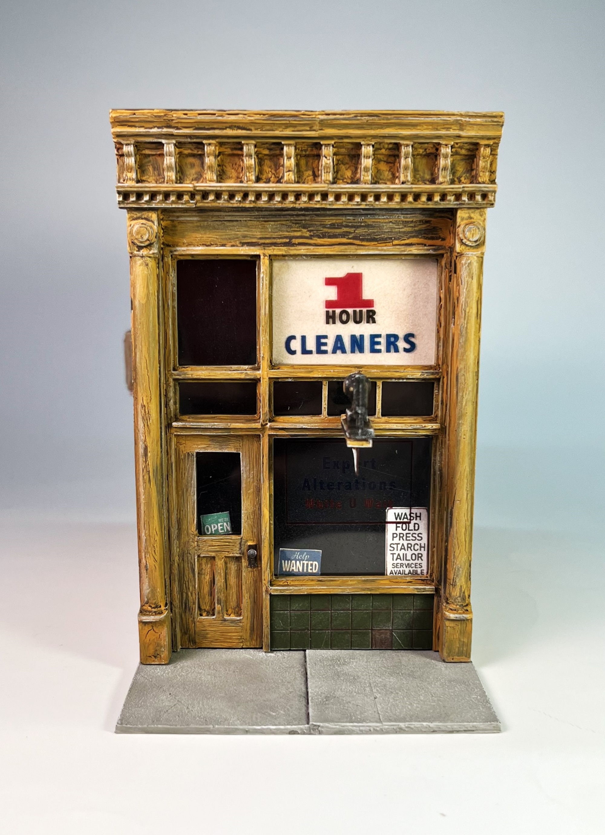 O/on30 1:48 Scale A-1 Cleaners for Diorama, Model Railroading, Kit ...