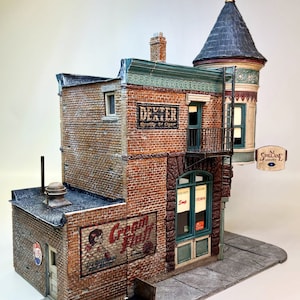 O/on30 1:48 Scale M. Spillane Building for Diorama, Model Railroading ...