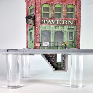 HO 1:87 Scale Downtown Basement Entrance Model Kit for Diorama, Model ...