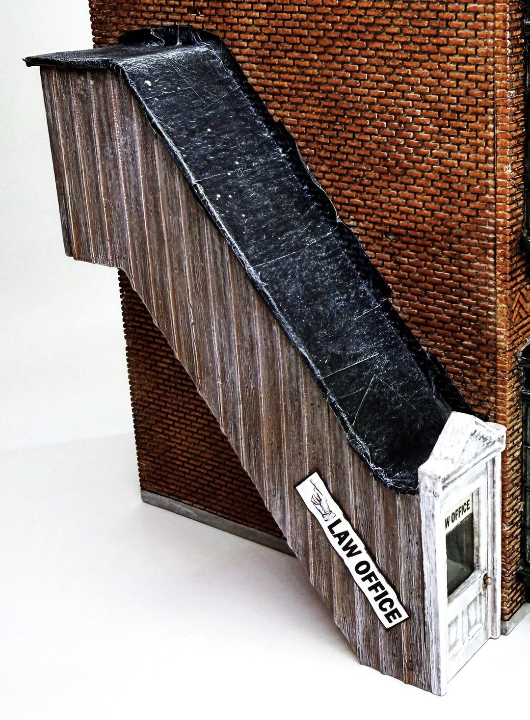 HO 1:87 Scale Exterior Covered Stairwell Model Kit for Diorama, Model ...