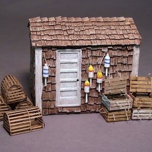 O/on30 1:48 Scale Lobster Shack Kit for Diorama, Model Railroading ...