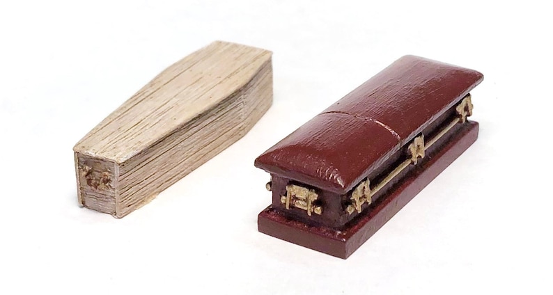 O/on30 1:48 Scale Casket/coffin Combo for Wargaming, Diorama, Model ...