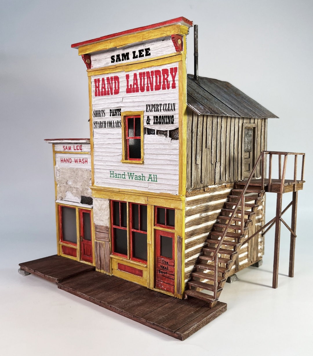O/on30 1:48 Scale Chinese Laundry Kit for Diorama, Model Railroading - Etsy