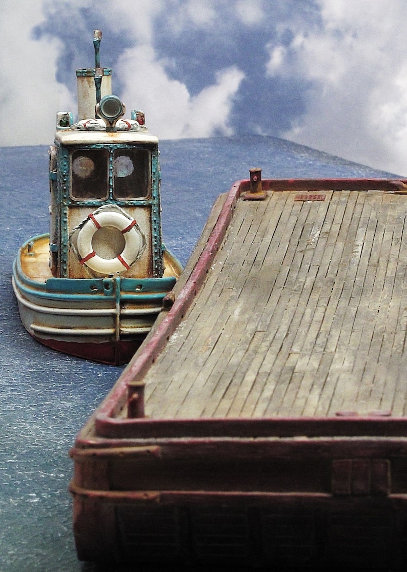 O/on30 1:48 Scale 24' Steam Harbor Tugboat Kit for Diorama, Model ...