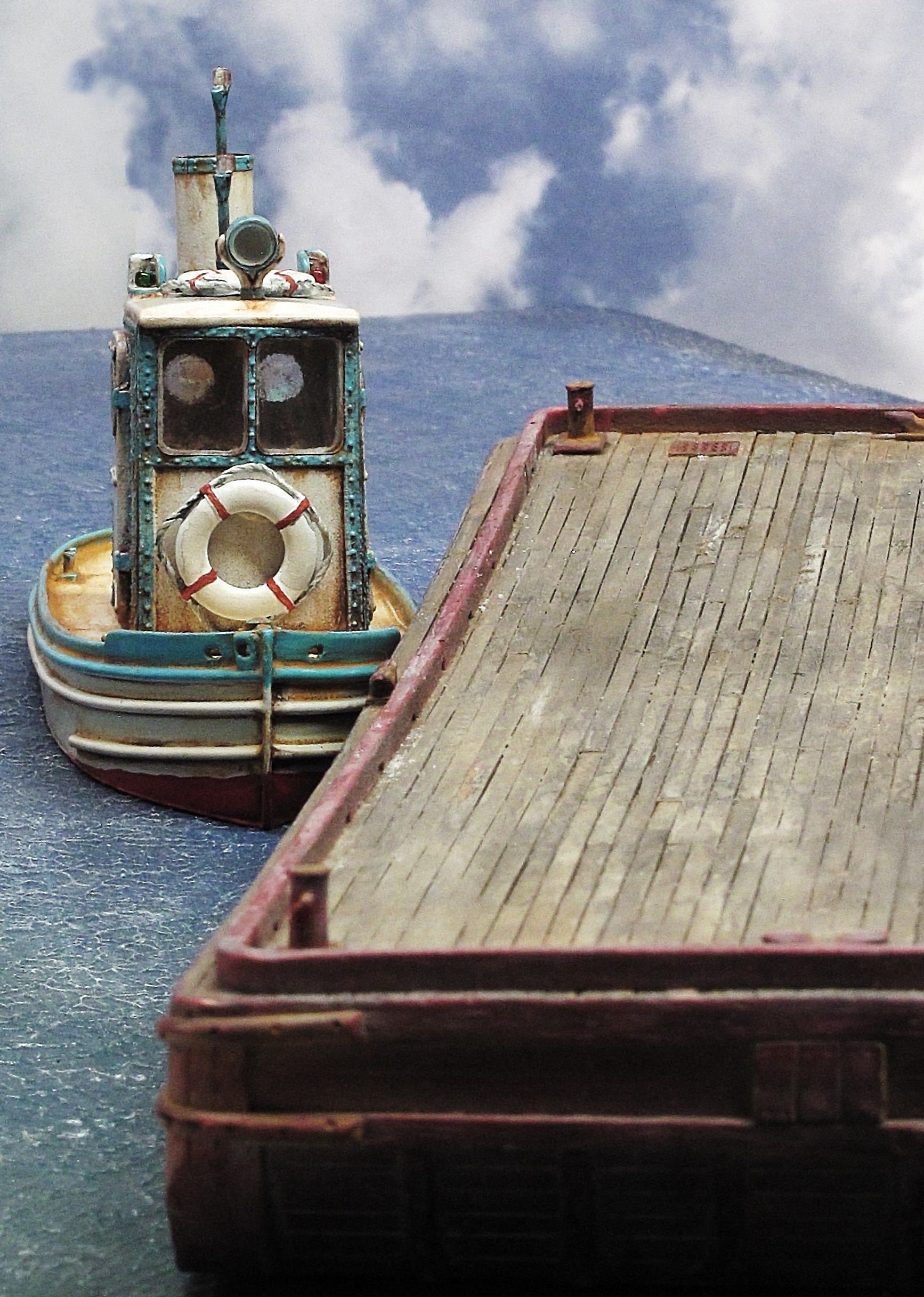 O/on30 1:48 Scale 24' Steam Harbor Tugboat Kit for Diorama, Model ...