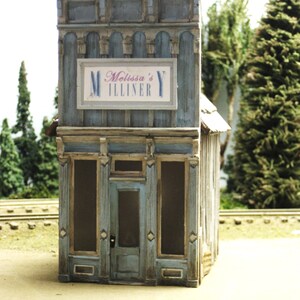 O/on30 1:48 Scale Melissa’s Millinery Building Kit Diorama Model - Etsy