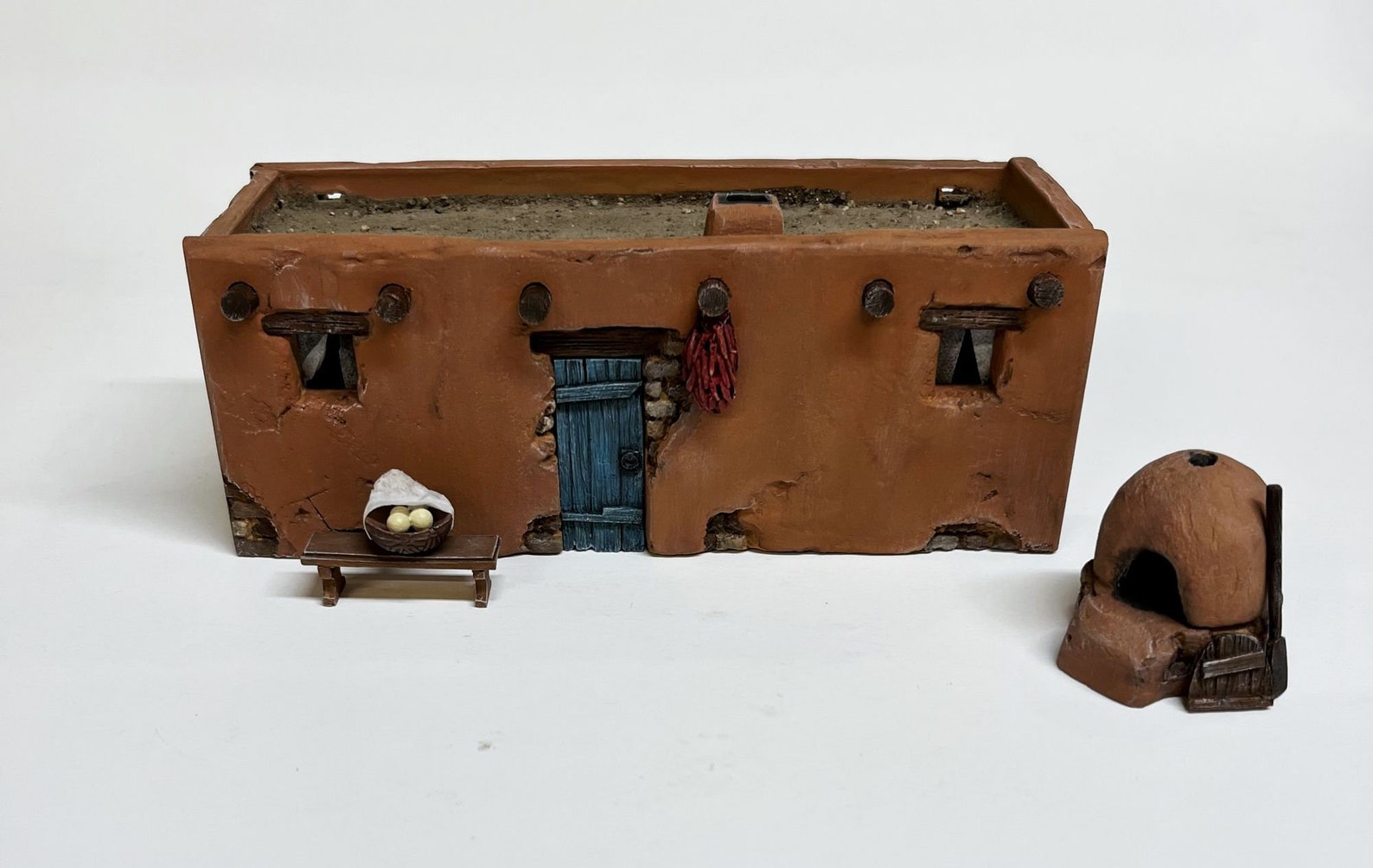 O/on30 1:48 Scale Southwest Adobe House Kit Diorama Model, Model ...