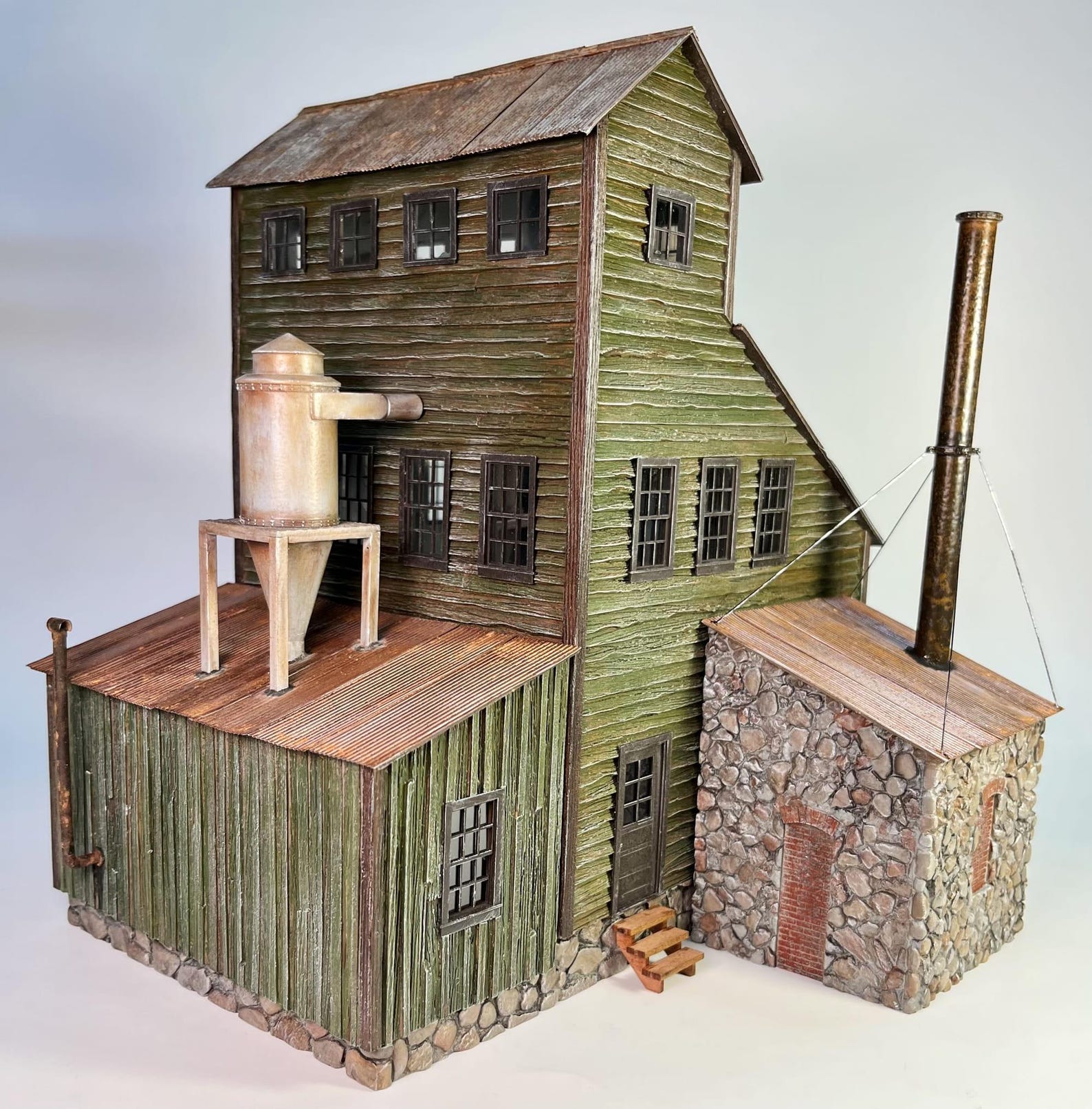 O/on30 Scale Armstrong Barrel and Box Company Model Kit, Diorama ...