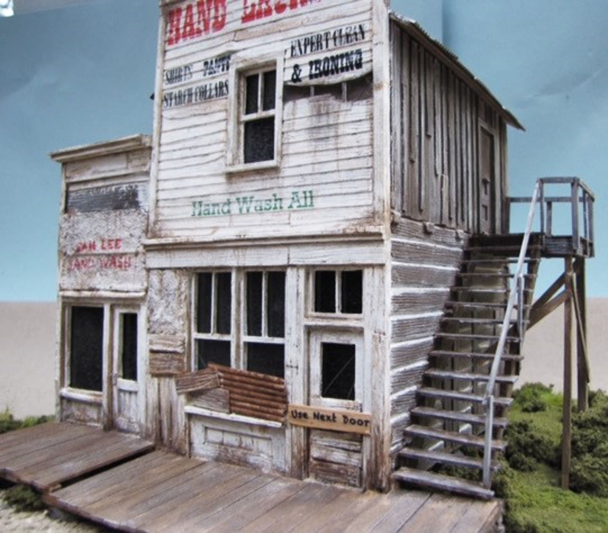 O/on30 1:48 Scale Chinese Laundry Kit for Diorama, Model Railroading - Etsy