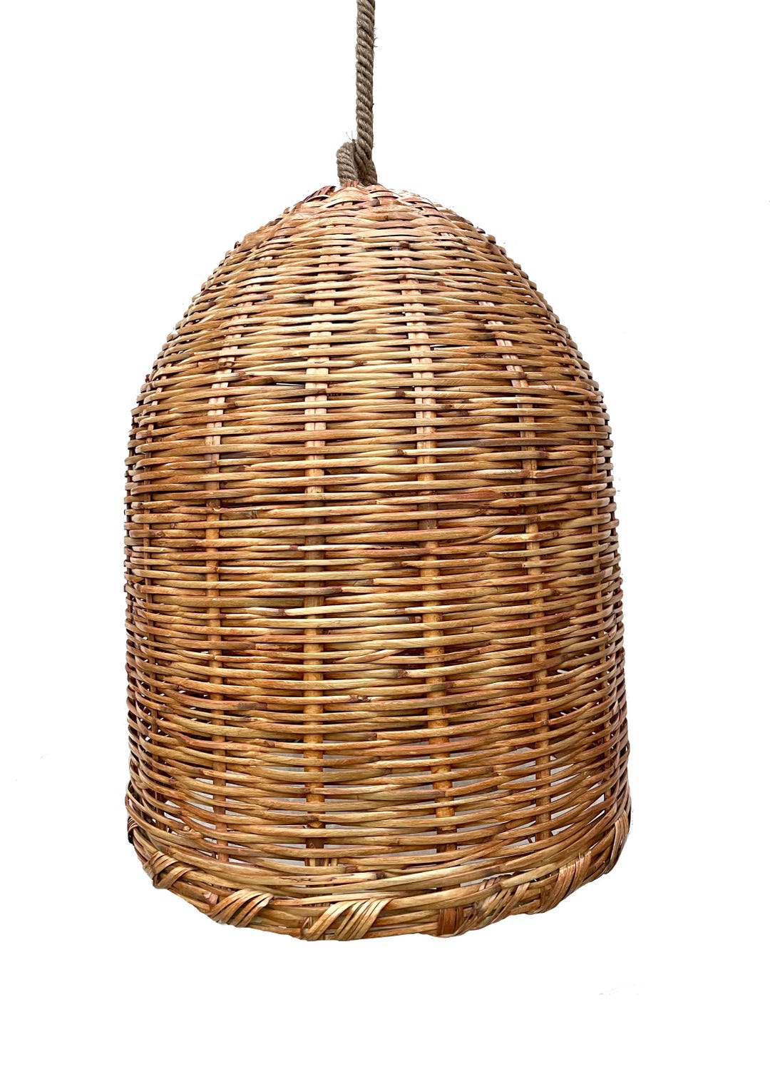 Large Handwoven Lantern Bell Shape - Etsy