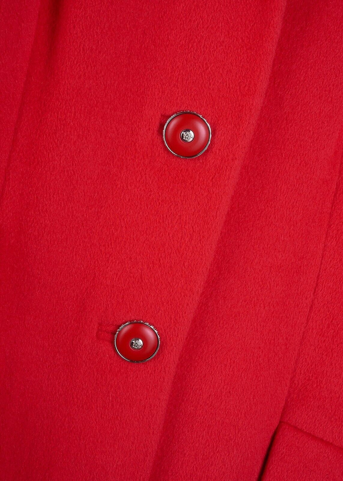 GIANNI VERSACE 1990s Runway Red Car Coat S M - Etsy