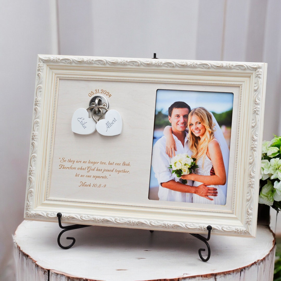 Unique Wedding Love Lock Ceremony Set With Photo - Etsy