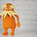 The LORAX CROCHET PATTERN Amigurumi Digital Download Only - Etsy UK