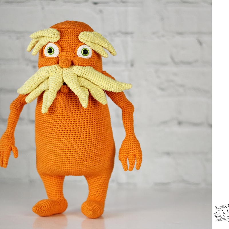 Preppy Lorax Plush - Etsy